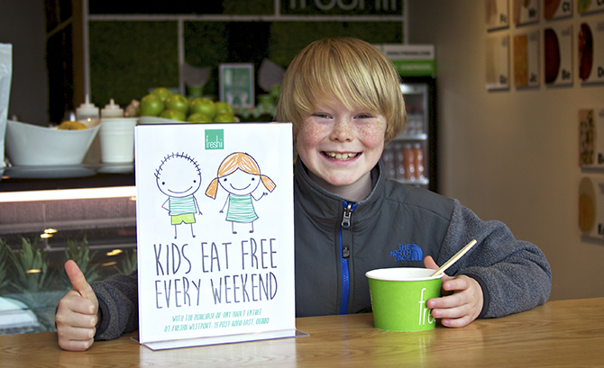 Freshii Kids Eat Free Program | Moffly Media