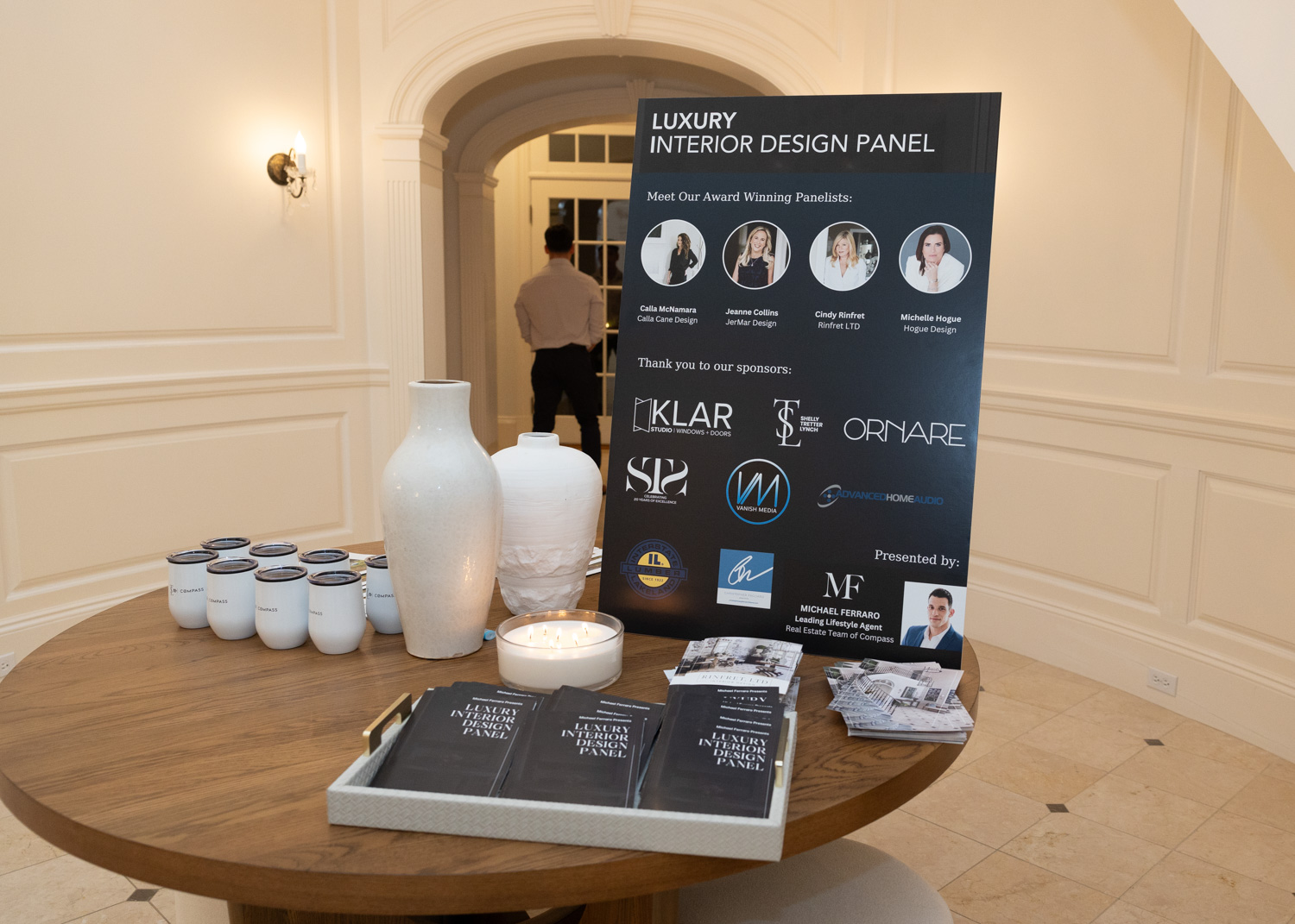 Party Pics: Compass Real Estate Luxury Interior Design Panel | Moffly Media